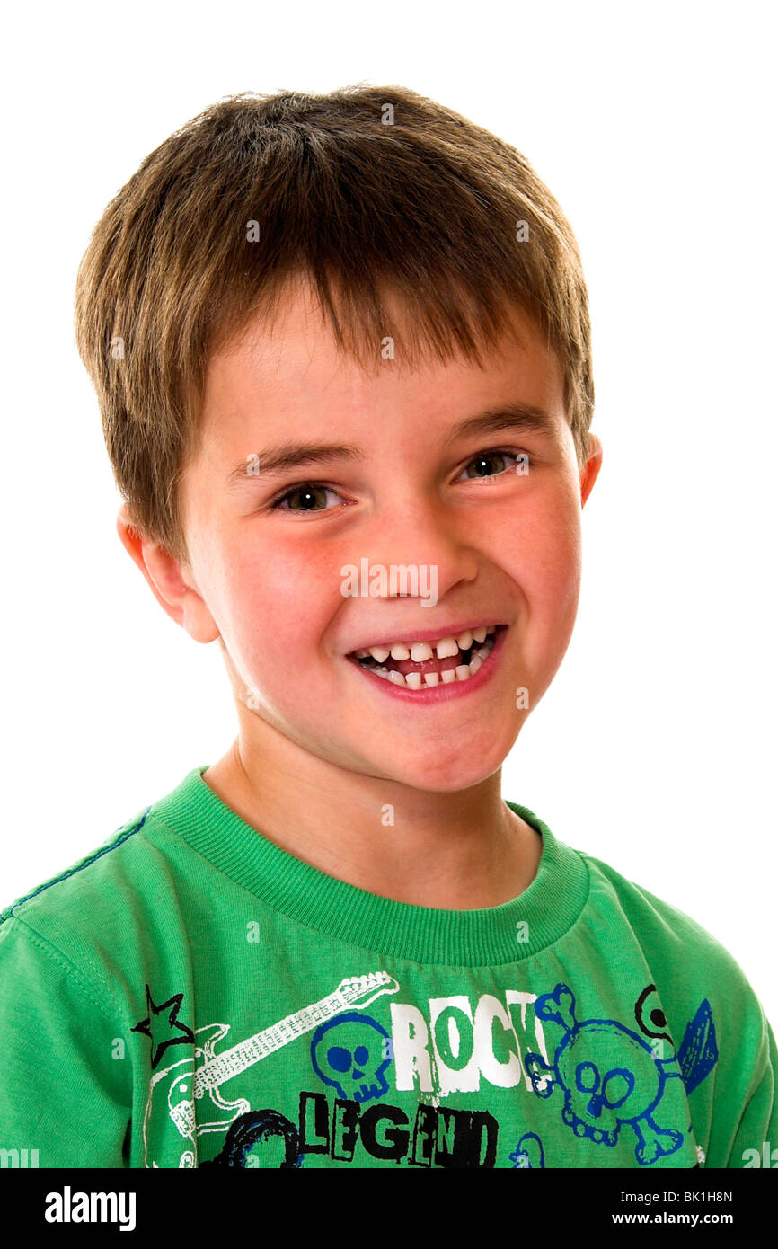 Young Boy Smiling Stock Photo - Alamy