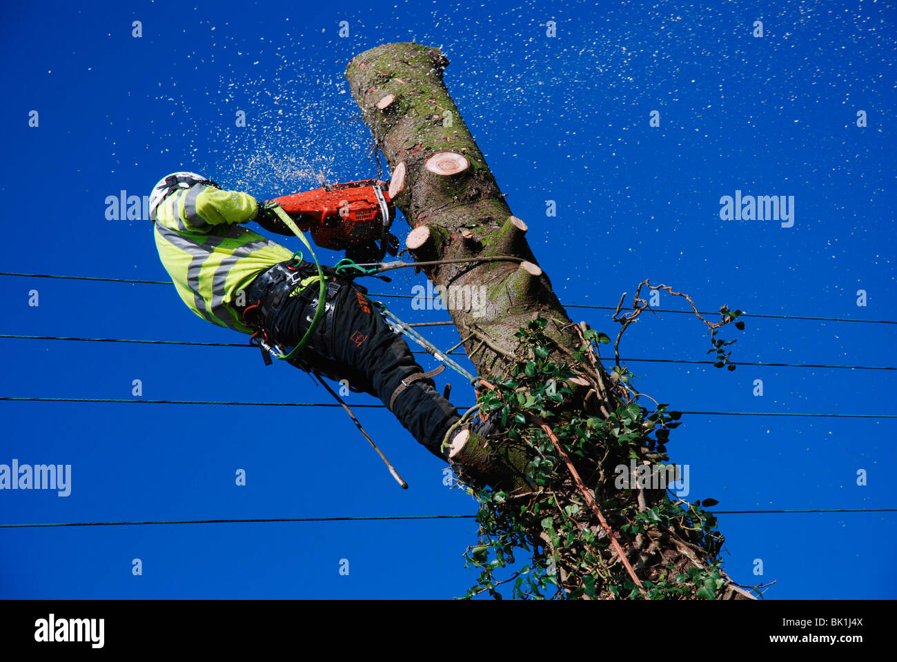 Overhead electric wires hi-res stock photography and images - Alamy