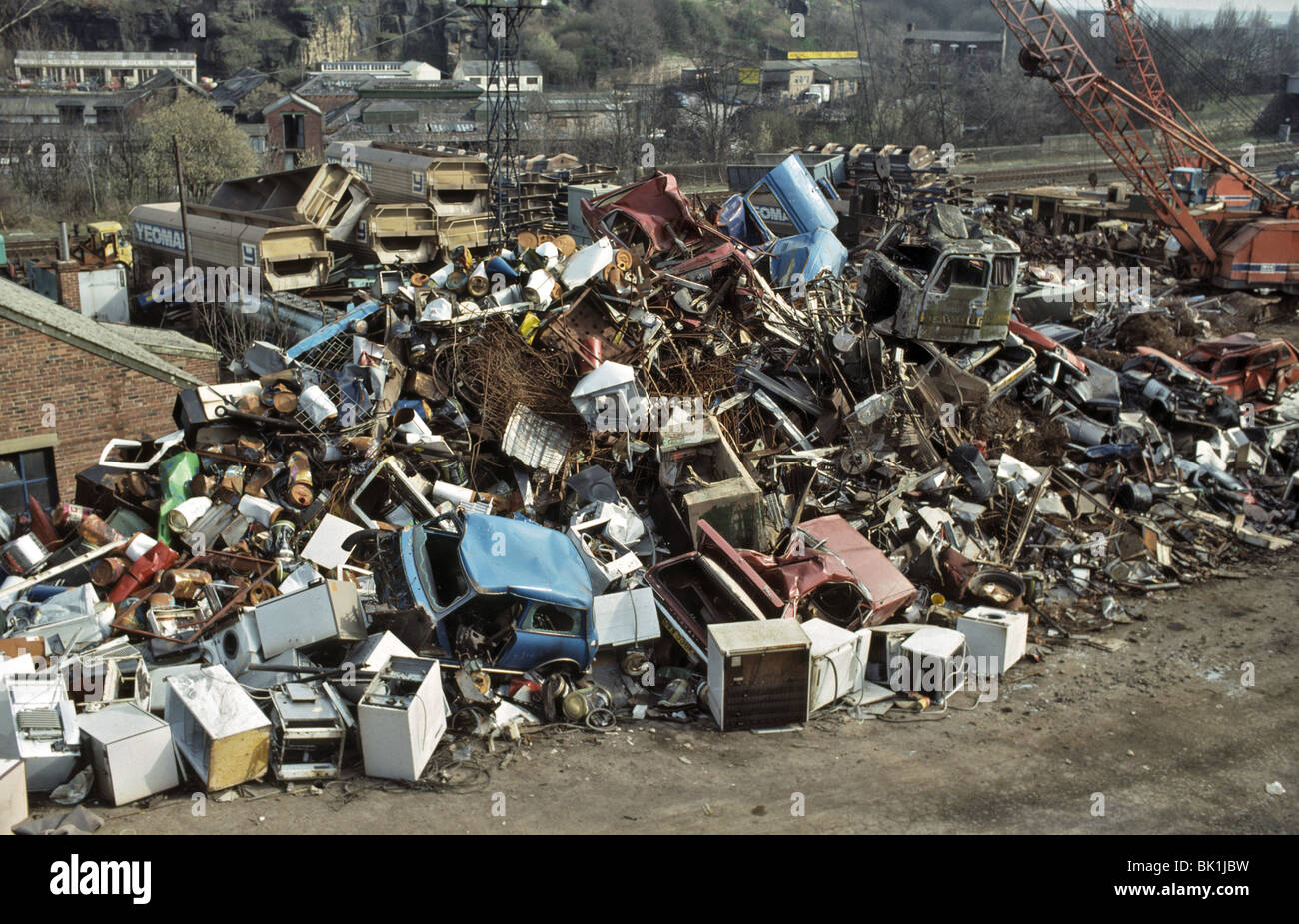 scrap yards Stock Photo - Alamy