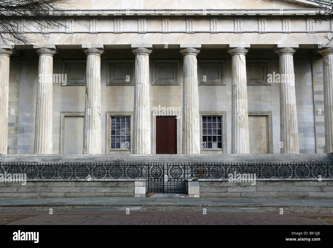 The historic Second National Bank building in Independence National ...