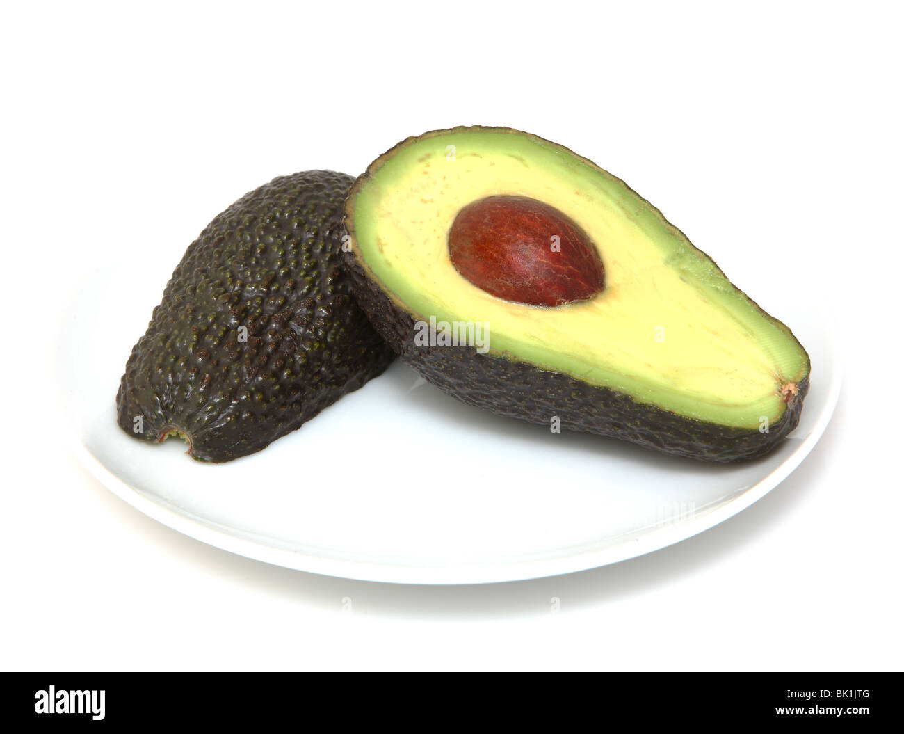 Half avocado plate hi-res stock photography and images - Alamy