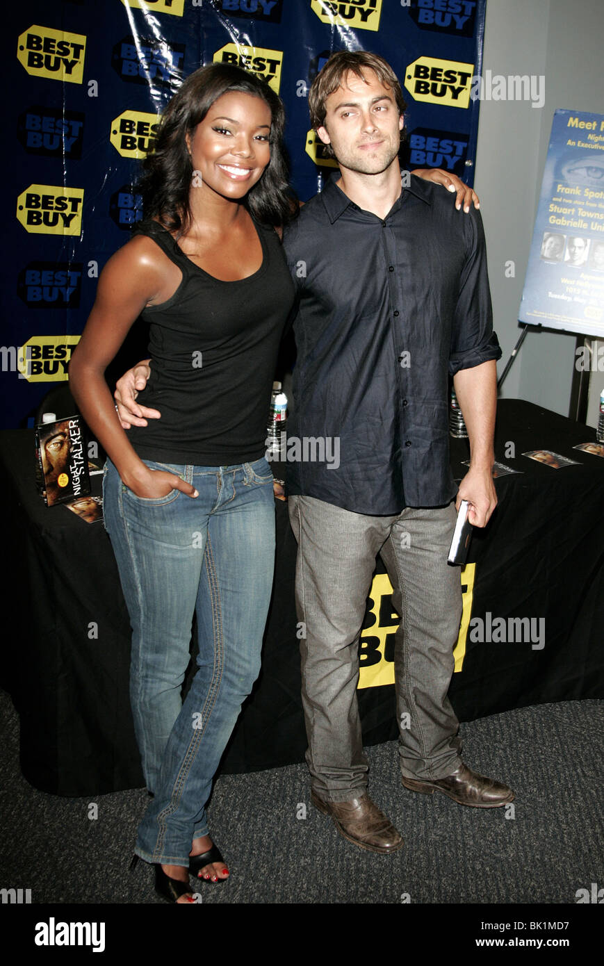 GABRIELLE UNION & STUART TOWNSEND THE NIGHT STALKER DVD LAUNCH BEST BUY ...