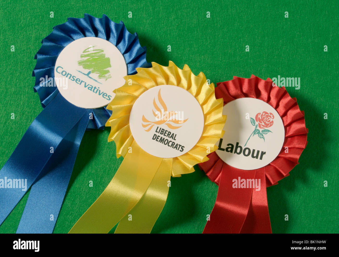 Political rosettes hi-res stock photography and images - Alamy