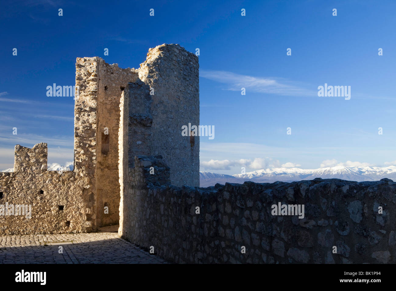 Inside Rocca Calascio Fortress, Abruzzo, Italy Stock Photo - Alamy