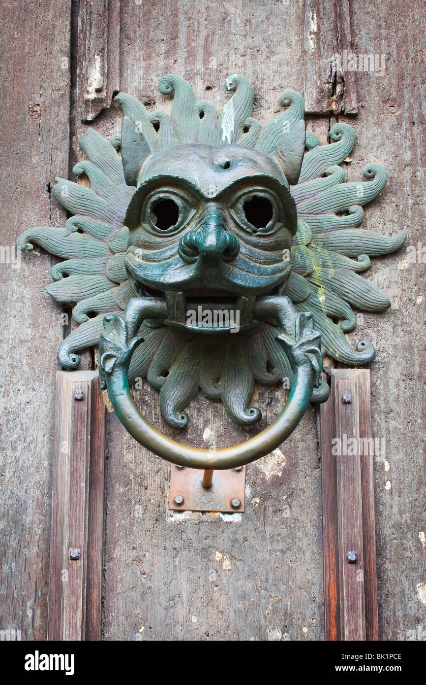 The Sanctuary Knocker at Durham Cathedral Stock Photo - Alamy
