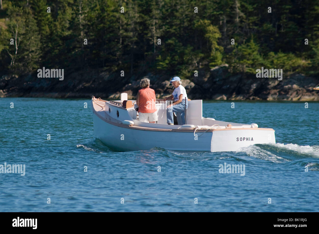 Motor Launch Boat Cruising High Resolution Stock Photography and Images ...