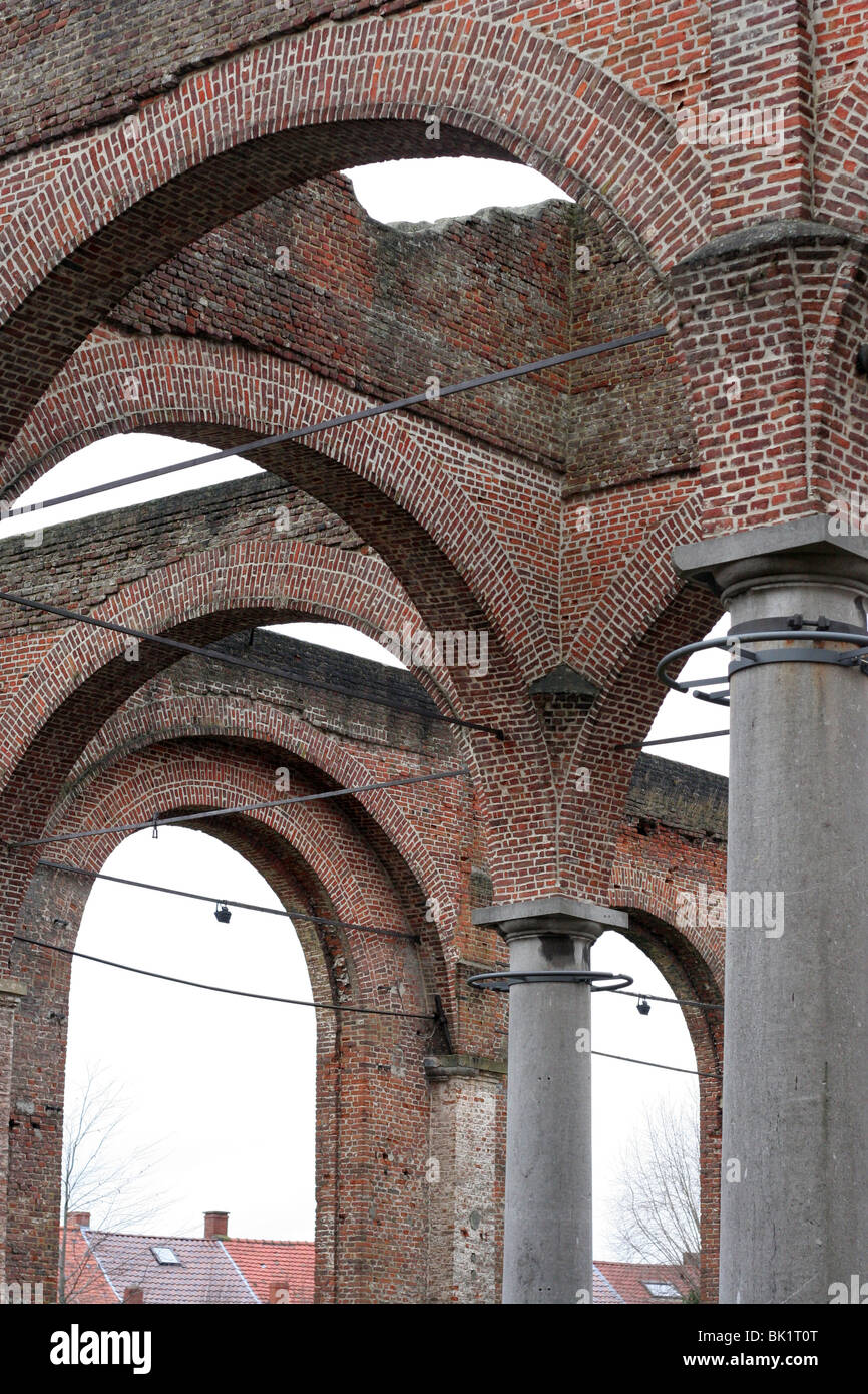 Grand Hornu, old coal mine in Mons Borinage, Belgium Stock Photo - Alamy