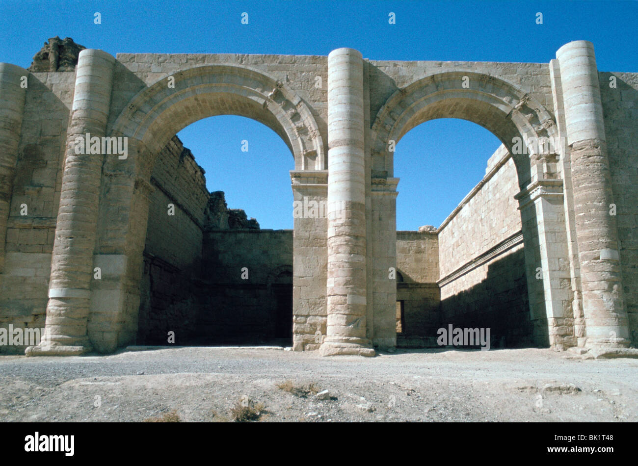 Temple of the Sun, Hatra (Al-Hadr), Iraq, 1977 Stock Photo - Alamy