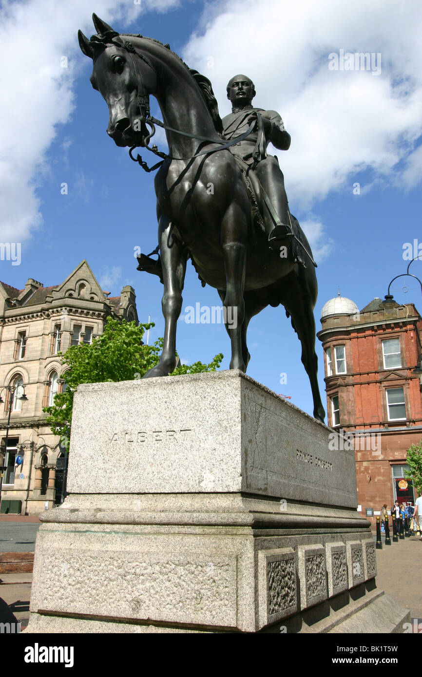 Prince Albert statue, Wolverhampton, West Midlands Stock Photo - Alamy