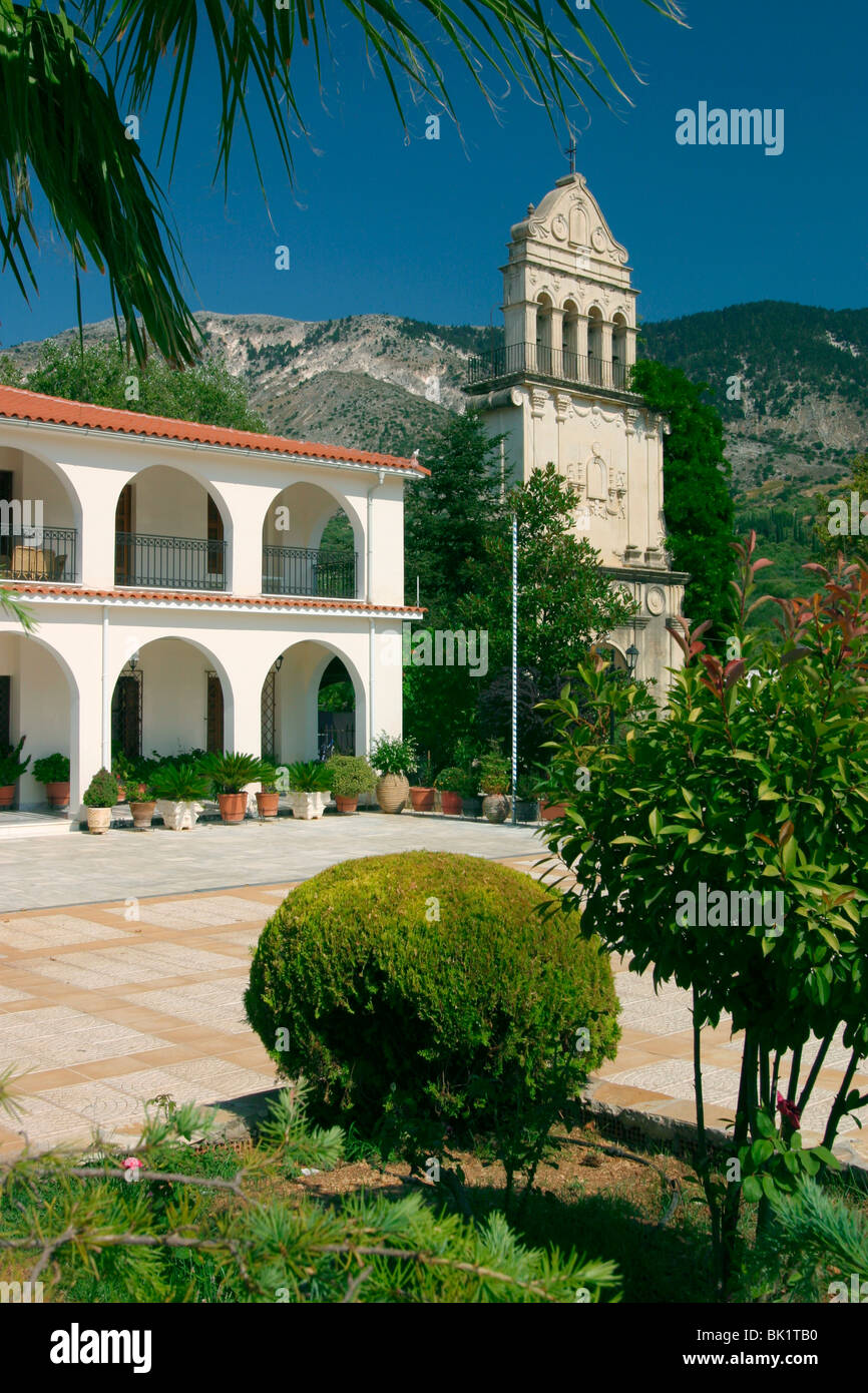 Monastery of Agios Gerasimos, Kefalonia, Greece Stock Photo - Alamy