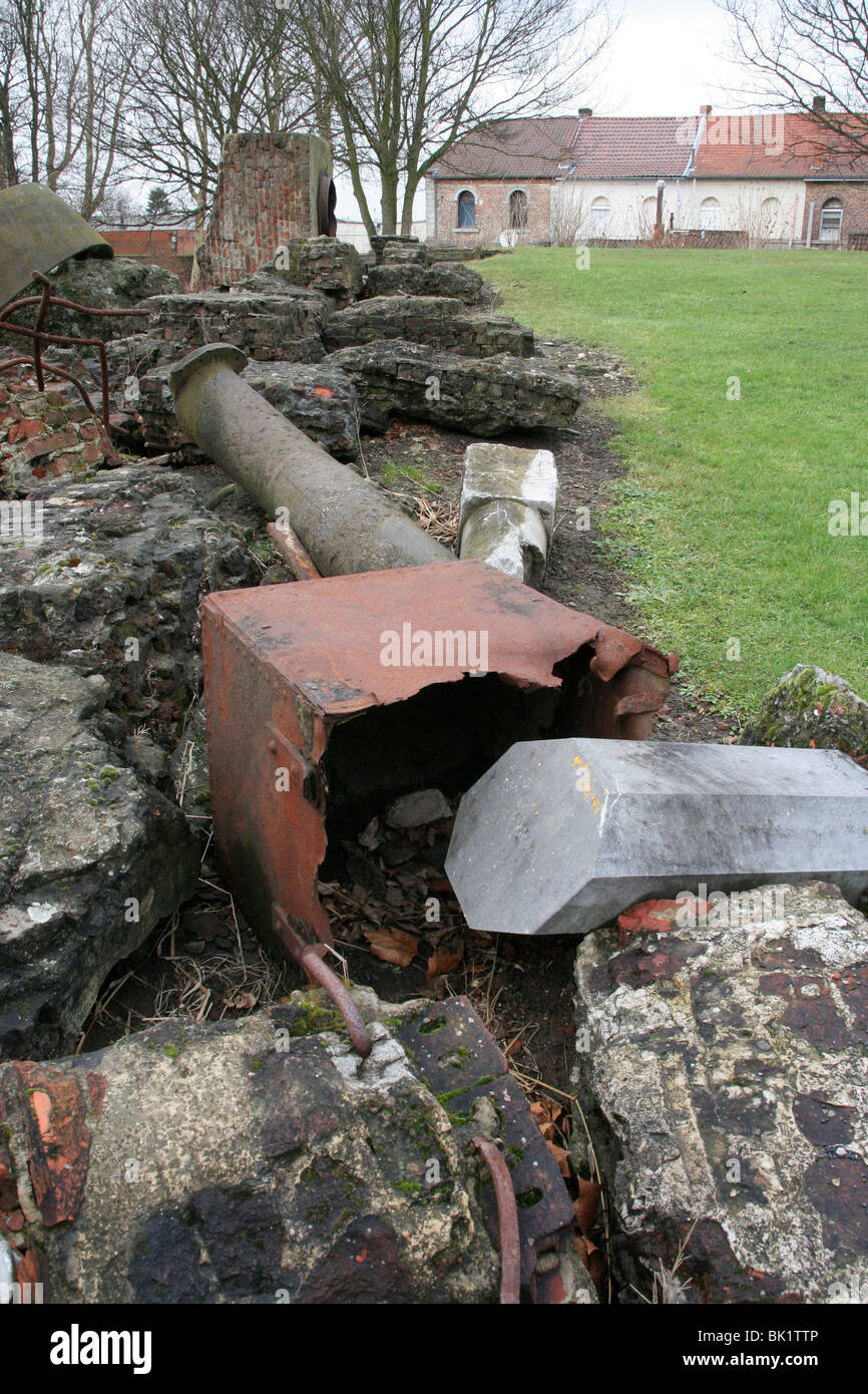 Grand Hornu, old coal mine in Mons Borinage, Belgium Stock Photo - Alamy