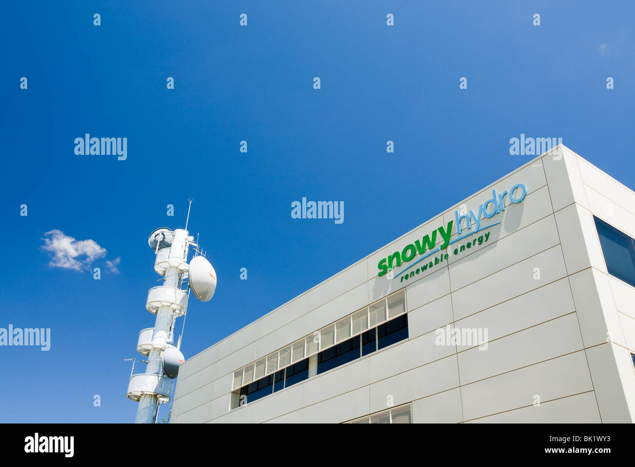 Snowy Hydro buildings in Cooma, Australia Stock Photo - Alamy