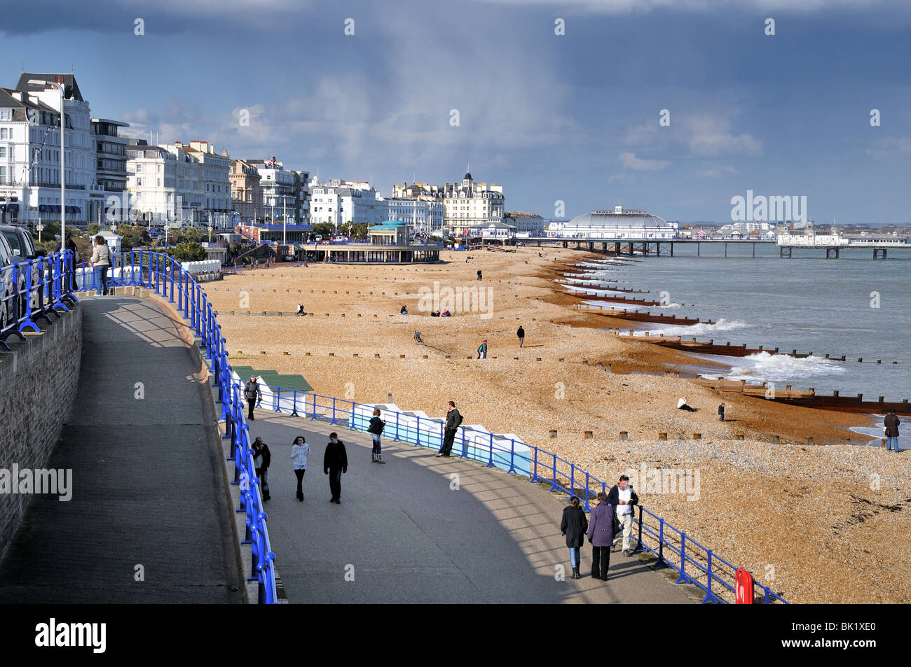 Eastbourne seafront pier hi-res stock photography and images - Alamy