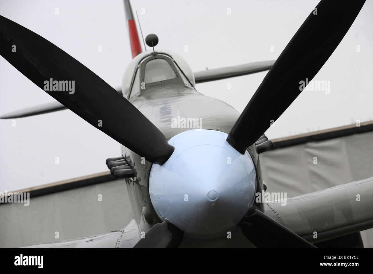 Spitfire Gate guardian at RAF UXbridge, Middlesex, UK Stock Photo - Alamy