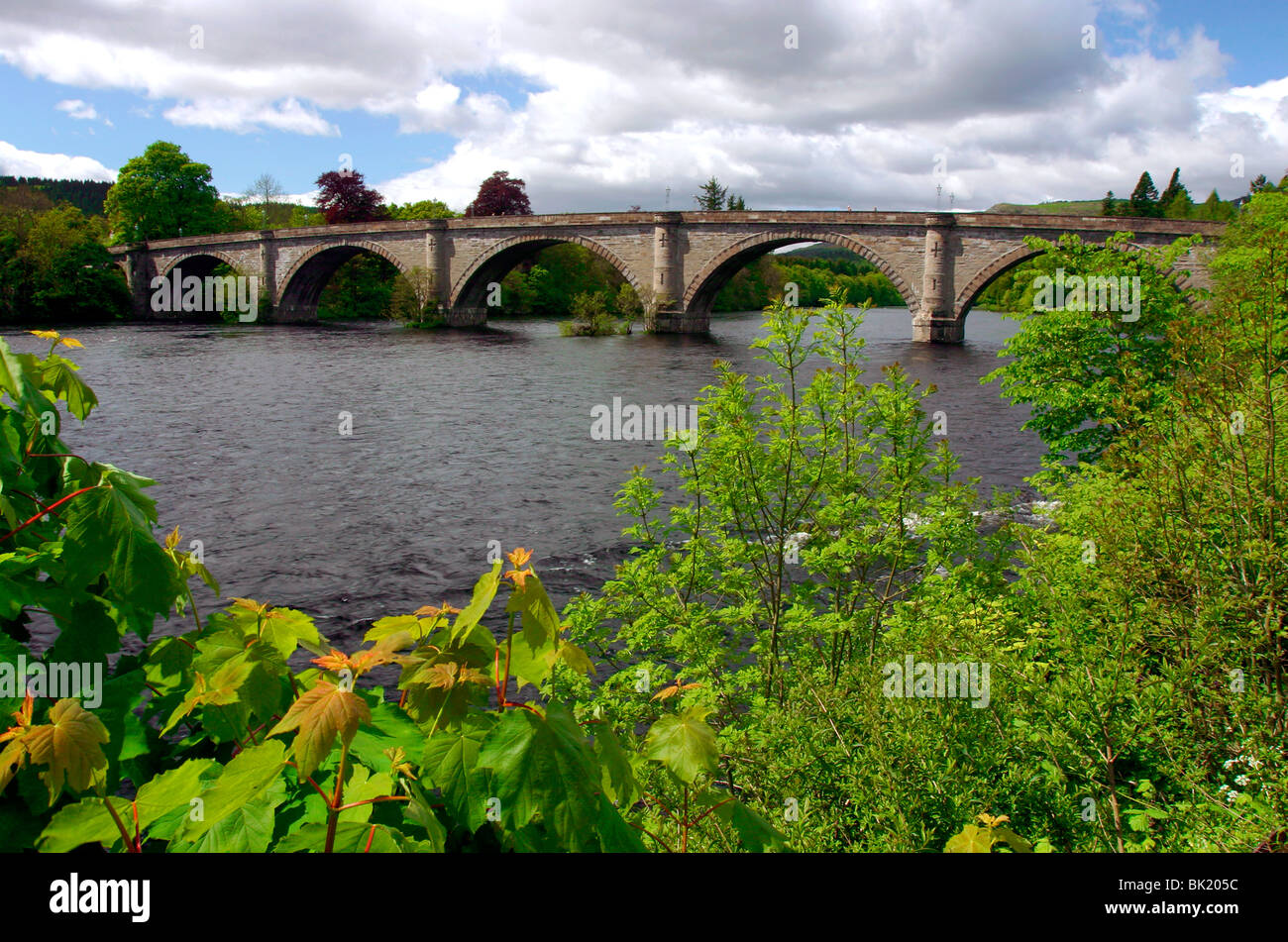 Tay Bridge, Dunkeld, Perthshire, Scotland Stock Photo - Alamy