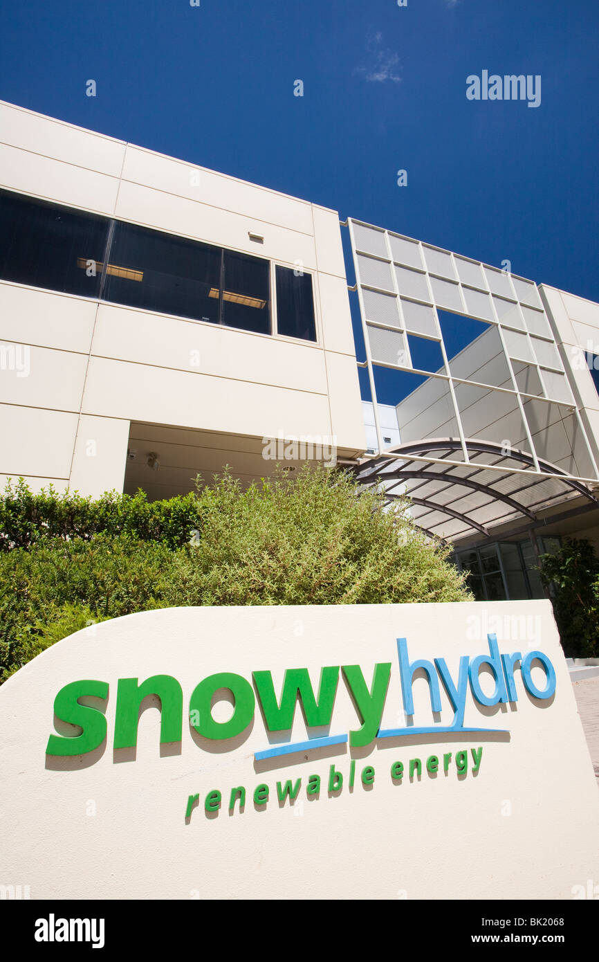 Snowy Hydro buildings in Cooma, Australia Stock Photo - Alamy