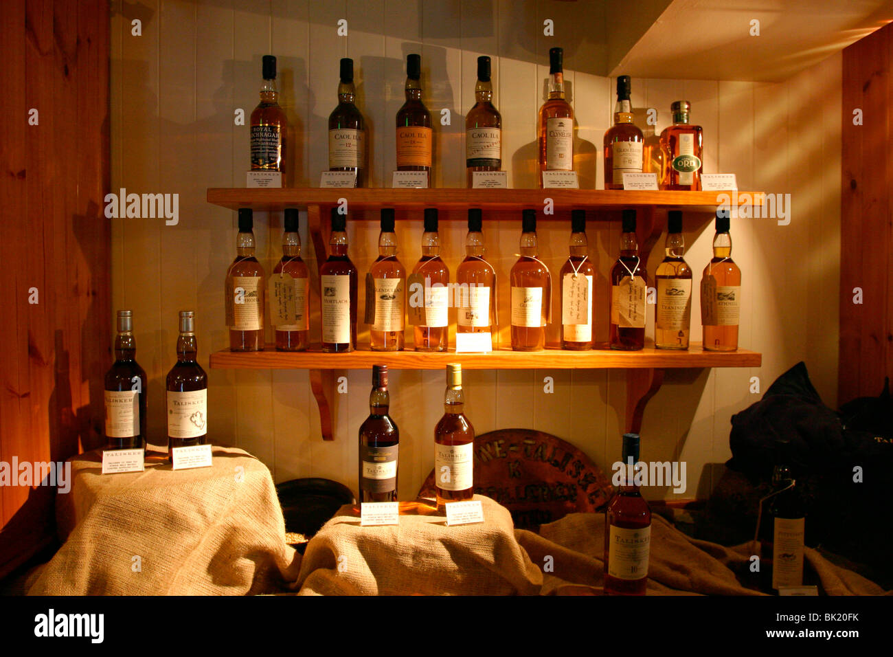 Talisker Distillery Shop, Isle of Skye, Highland, Scotland Stock Photo ...