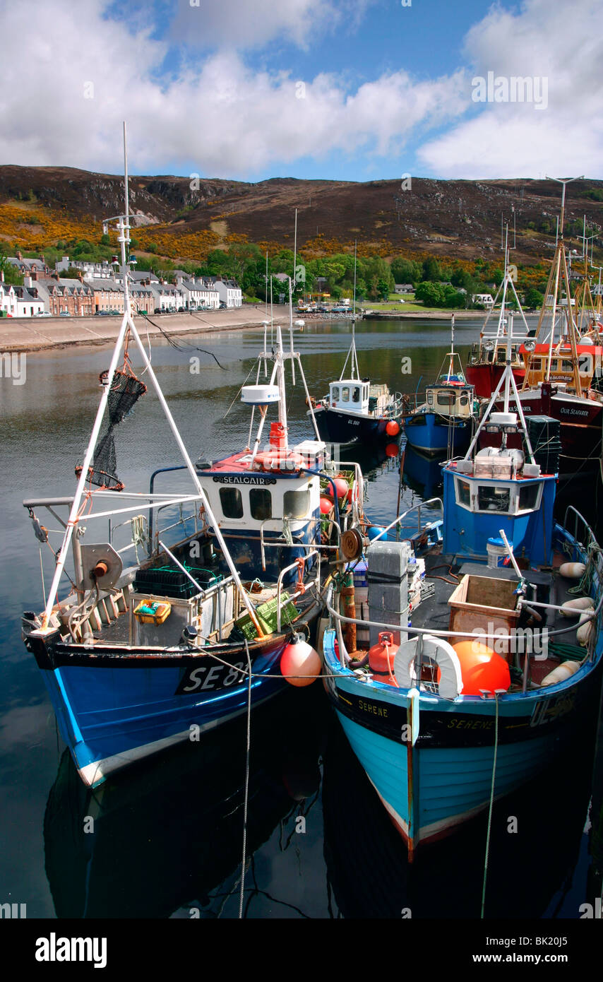 Fishing boats, Ullapool harbour, Highland, Scotland Stock Photo - Alamy