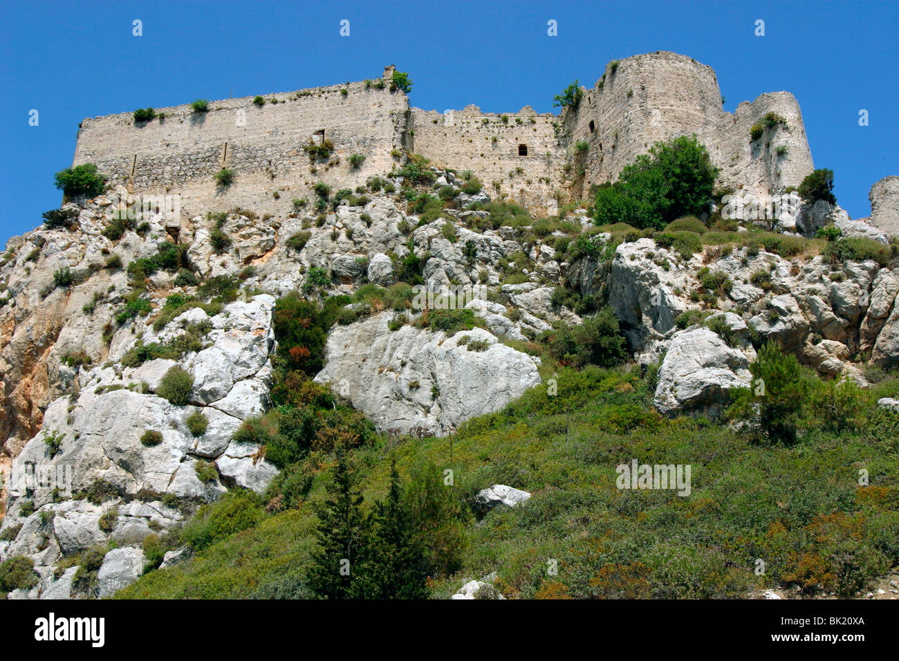 Kantara Castle, North Cyprus Stock Photo - Alamy