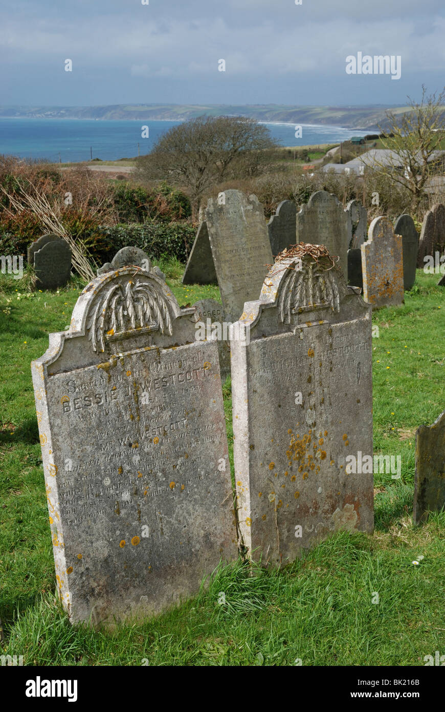 England cornwall cemetery grave hi-res stock photography and images - Alamy