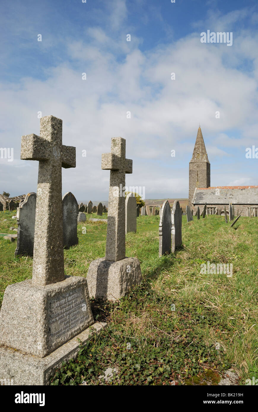 England cornwall cemetery grave hi-res stock photography and images - Alamy