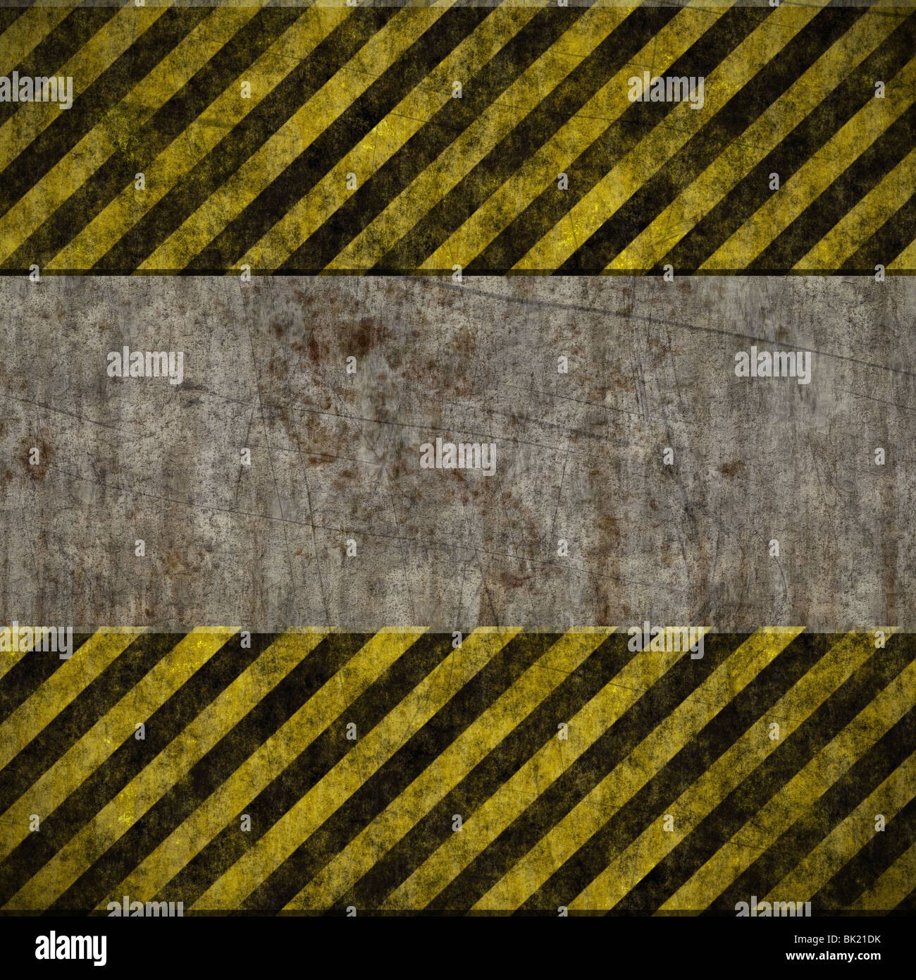 great grungy hazard sign wall background image Stock Photo - Alamy