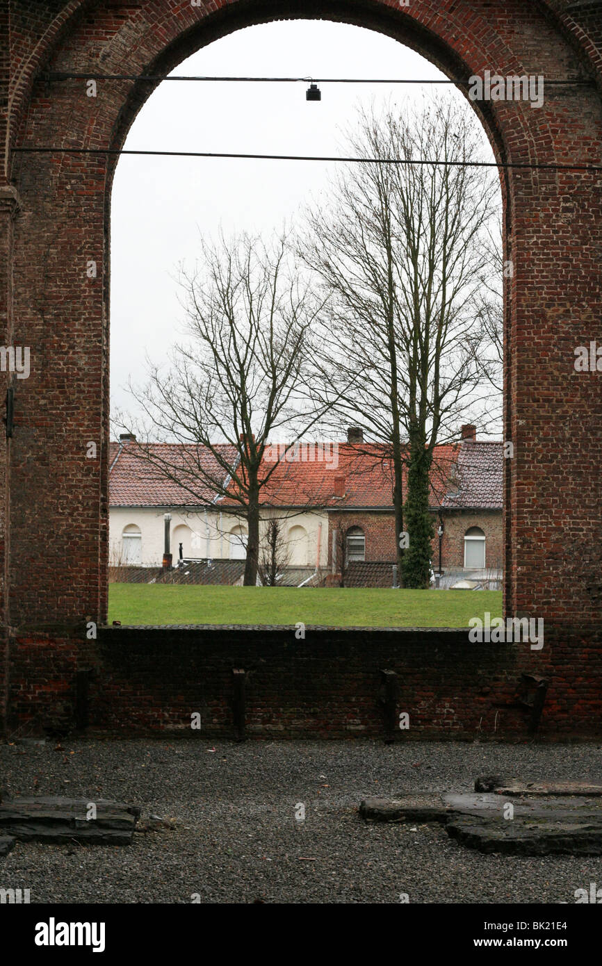 Grand Hornu, old coal mine in Mons Borinage, Belgium Stock Photo - Alamy