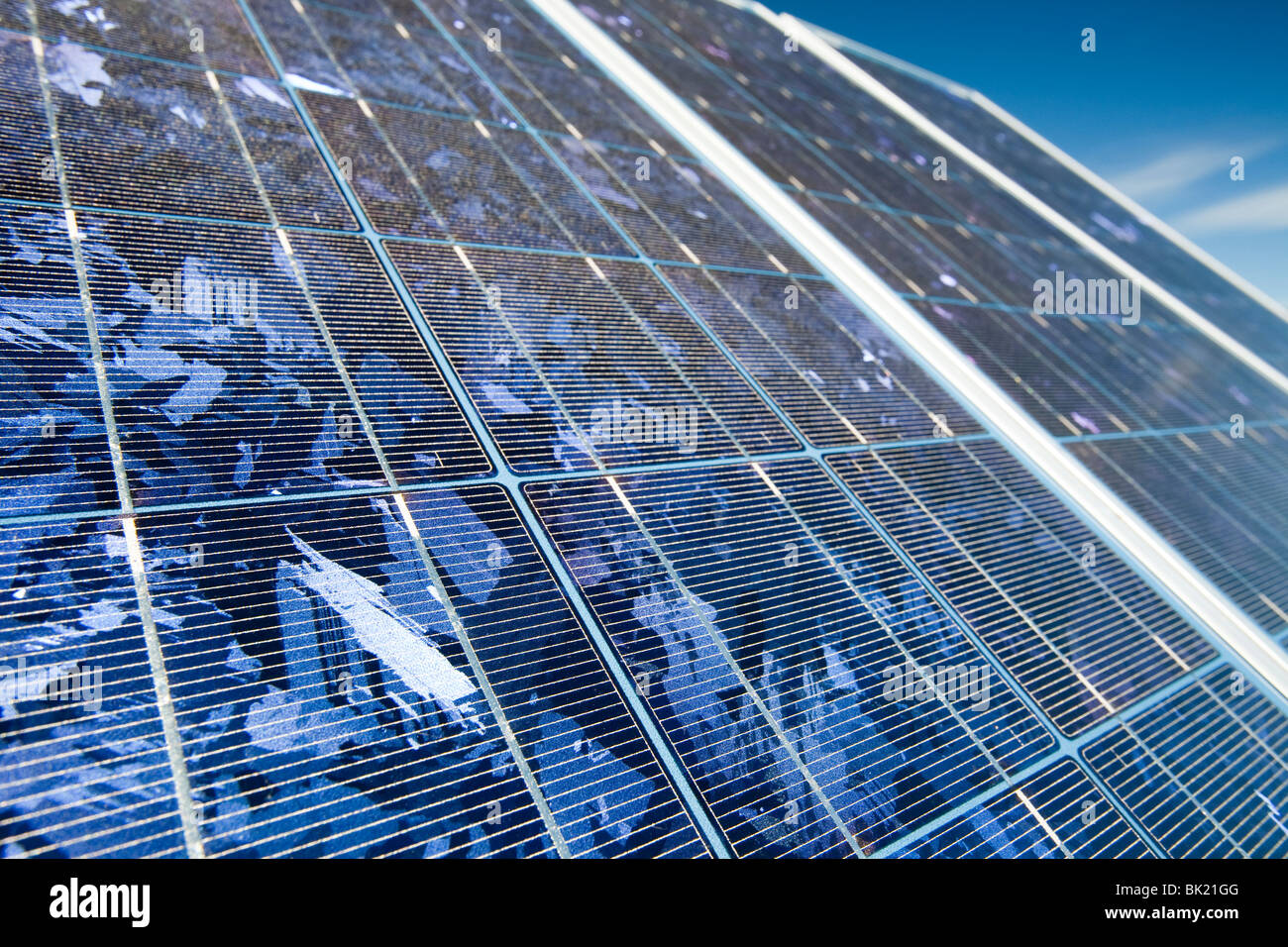 A solar voltaic panel powering remote scientific experiments in the ...