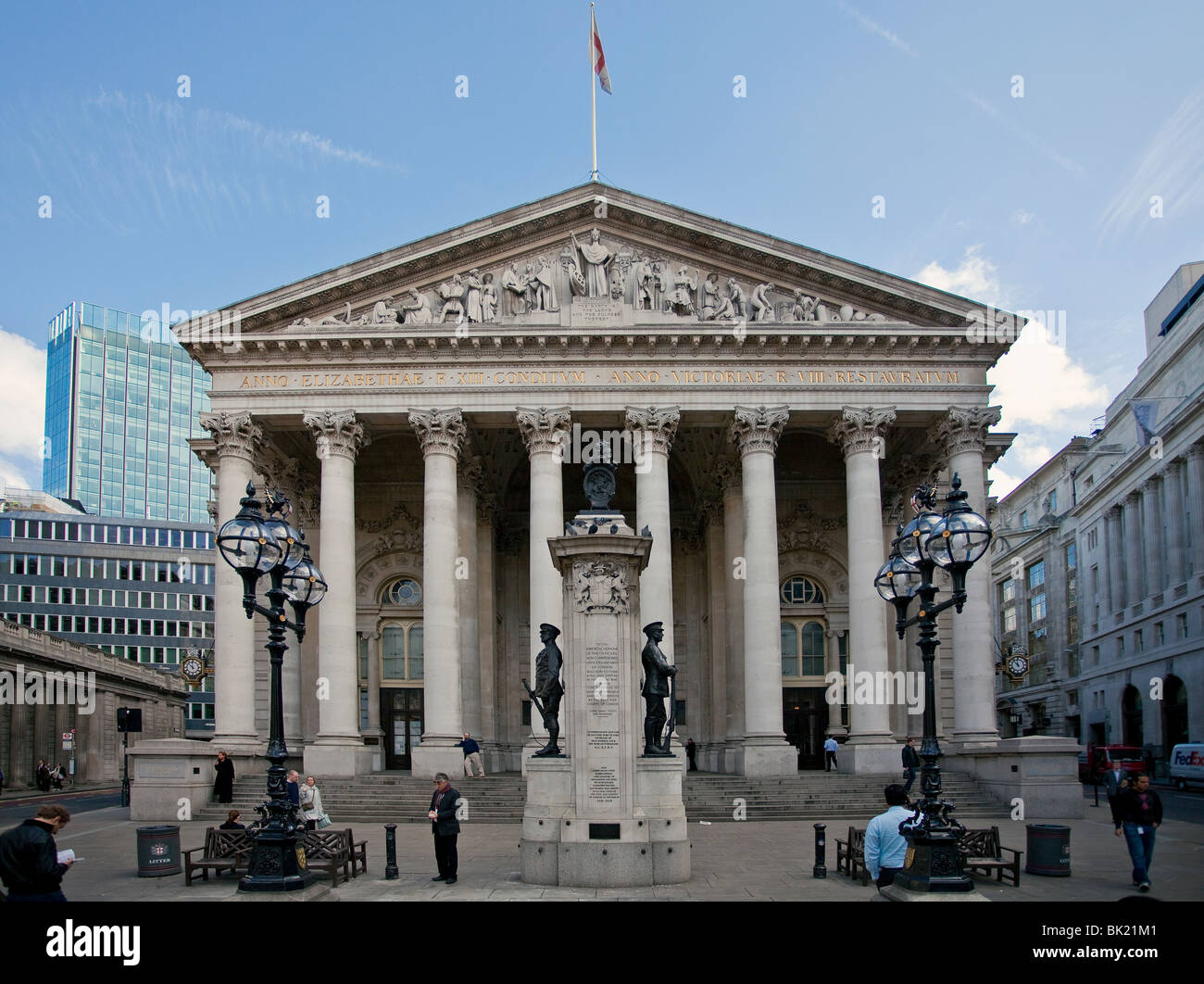 The Royal Exchange, London, UK Stock Photo - Alamy