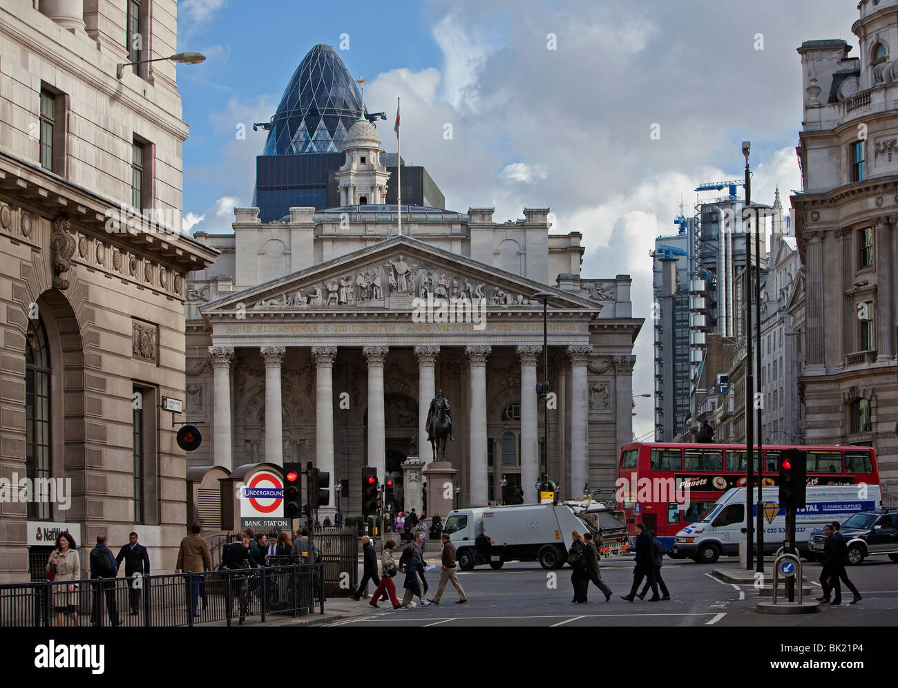 The Royal Exchange, London, UK Stock Photo - Alamy