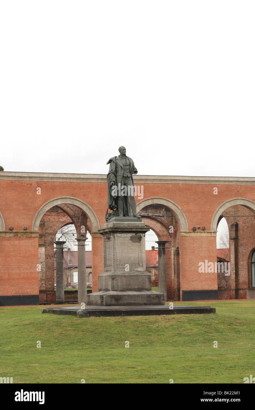 Grand Hornu, old coal mine in Mons Borinage, Belgium Stock Photo - Alamy