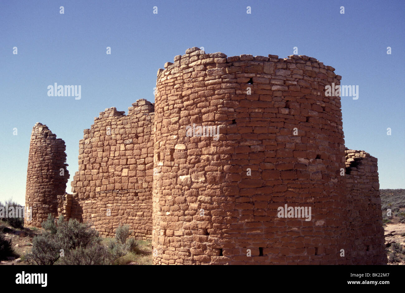The Castle, Anasazi ruins at Hovenweep National Monument on the border ...