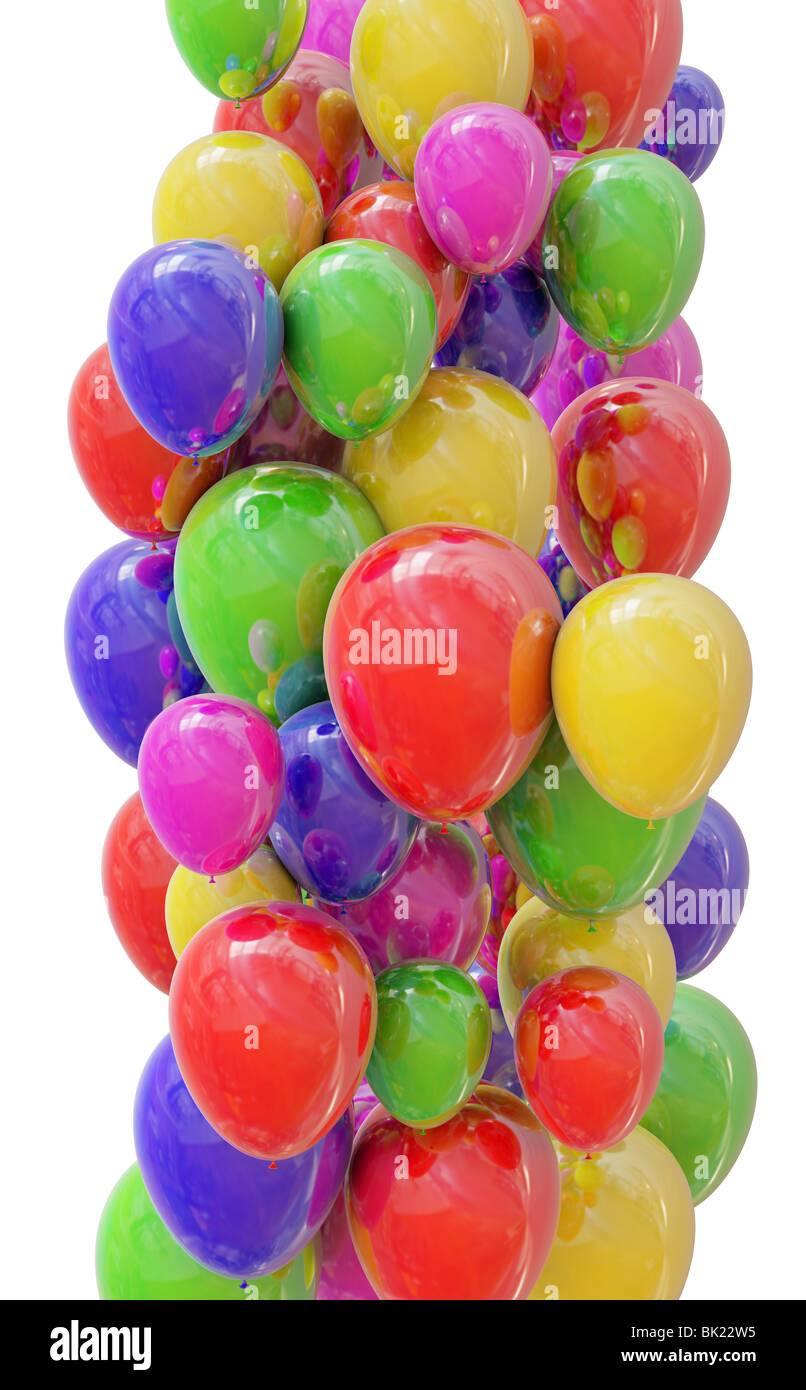 Birthday balloon backgrounds Cut Out Stock Images & Pictures - Alamy