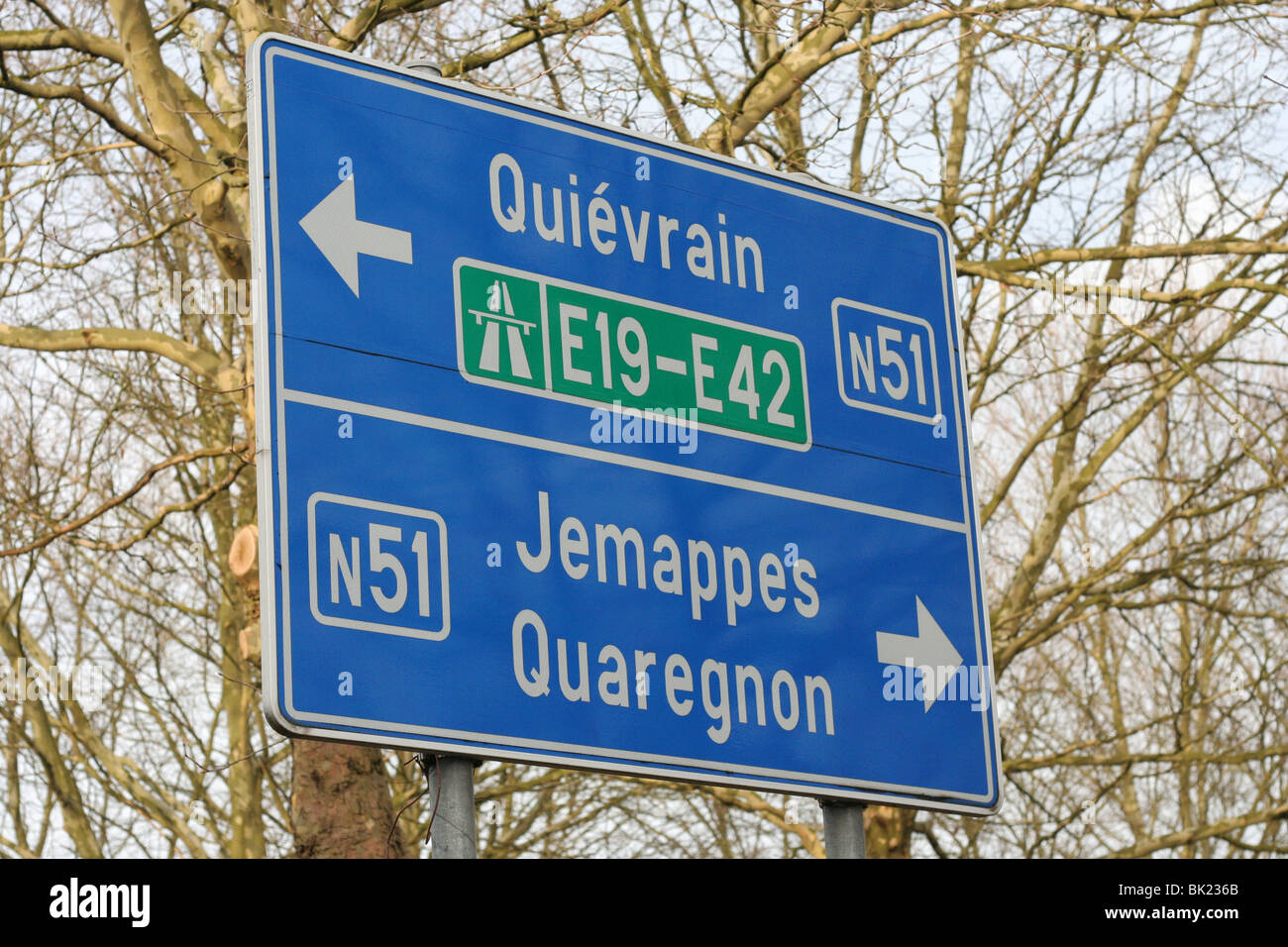 Belgian Street Sign Belgium High Resolution Stock Photography and ...
