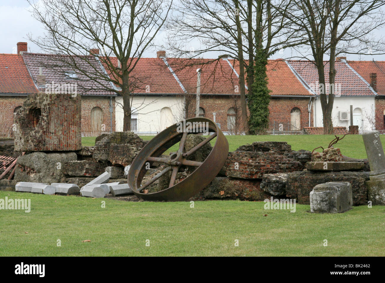 Grand Hornu, old coal mine in Mons Borinage, Belgium Stock Photo - Alamy