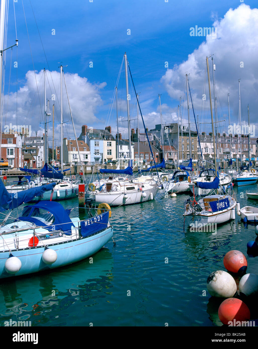 Old harbour waterfront weymouth dorset hi-res stock photography and ...