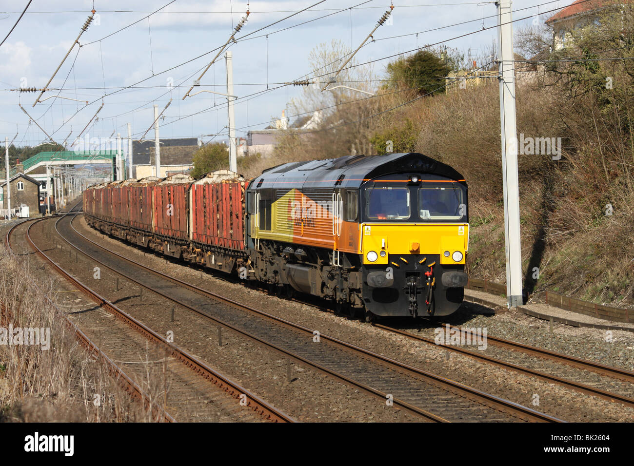 Timber train hi-res stock photography and images - Alamy
