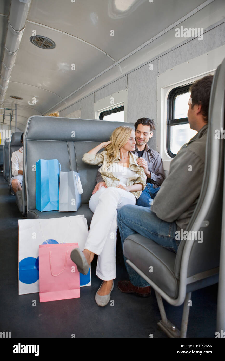 Traveling by train Stock Photo - Alamy