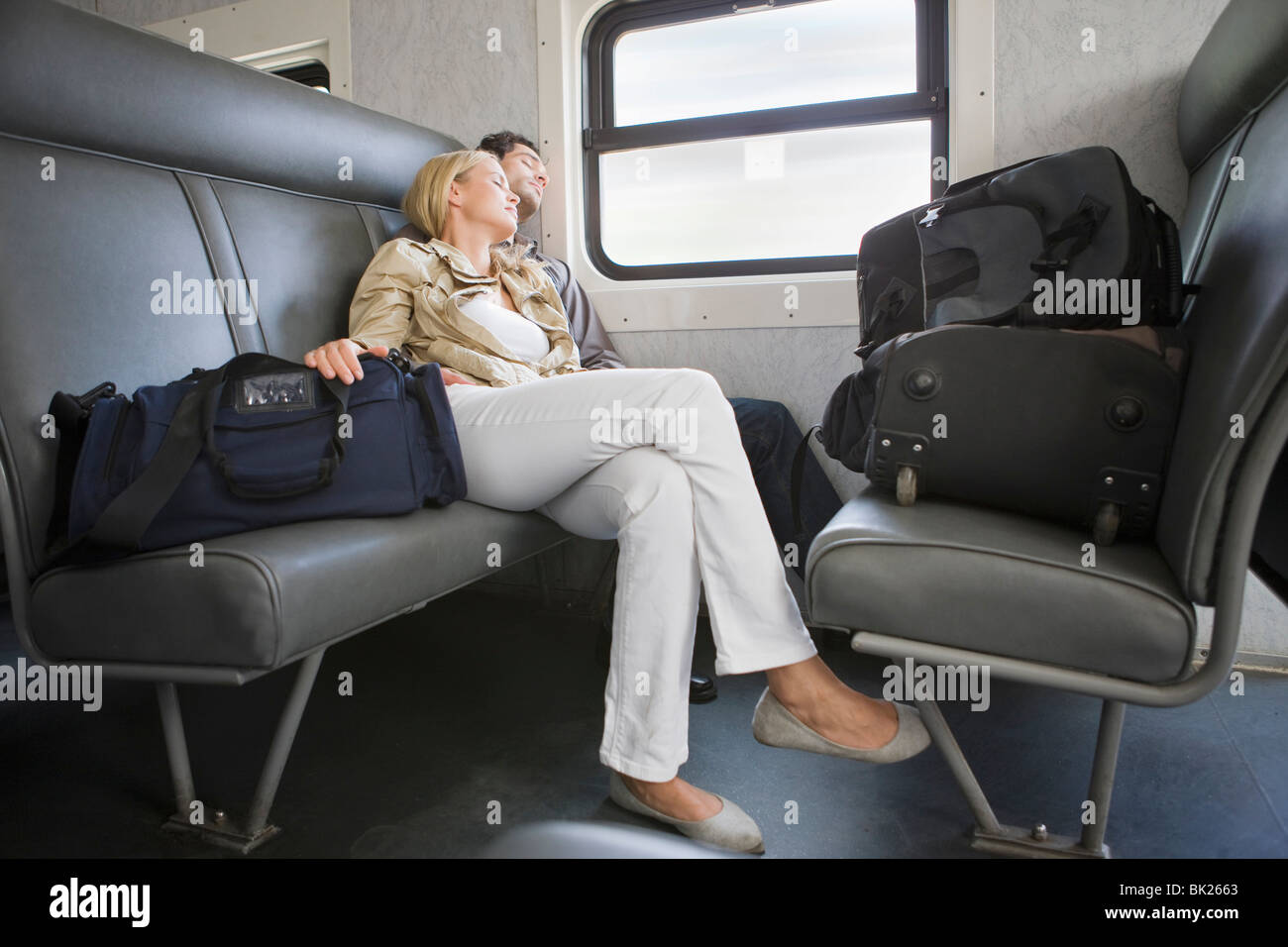 Crossed legs train hi-res stock photography and images - Alamy