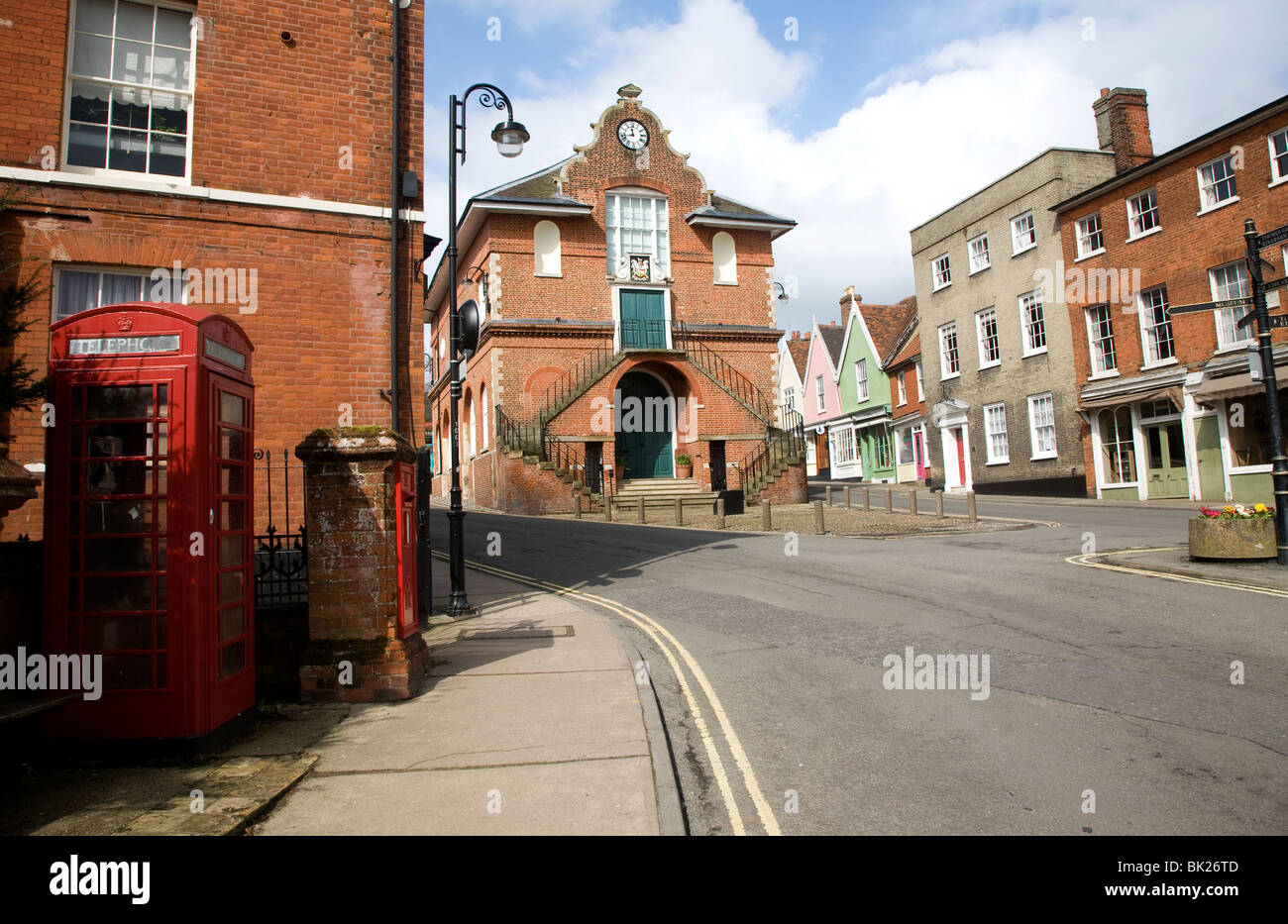 Shire Hall on Market Hill, Woodbridge, Suffolk Stock Photo - Alamy