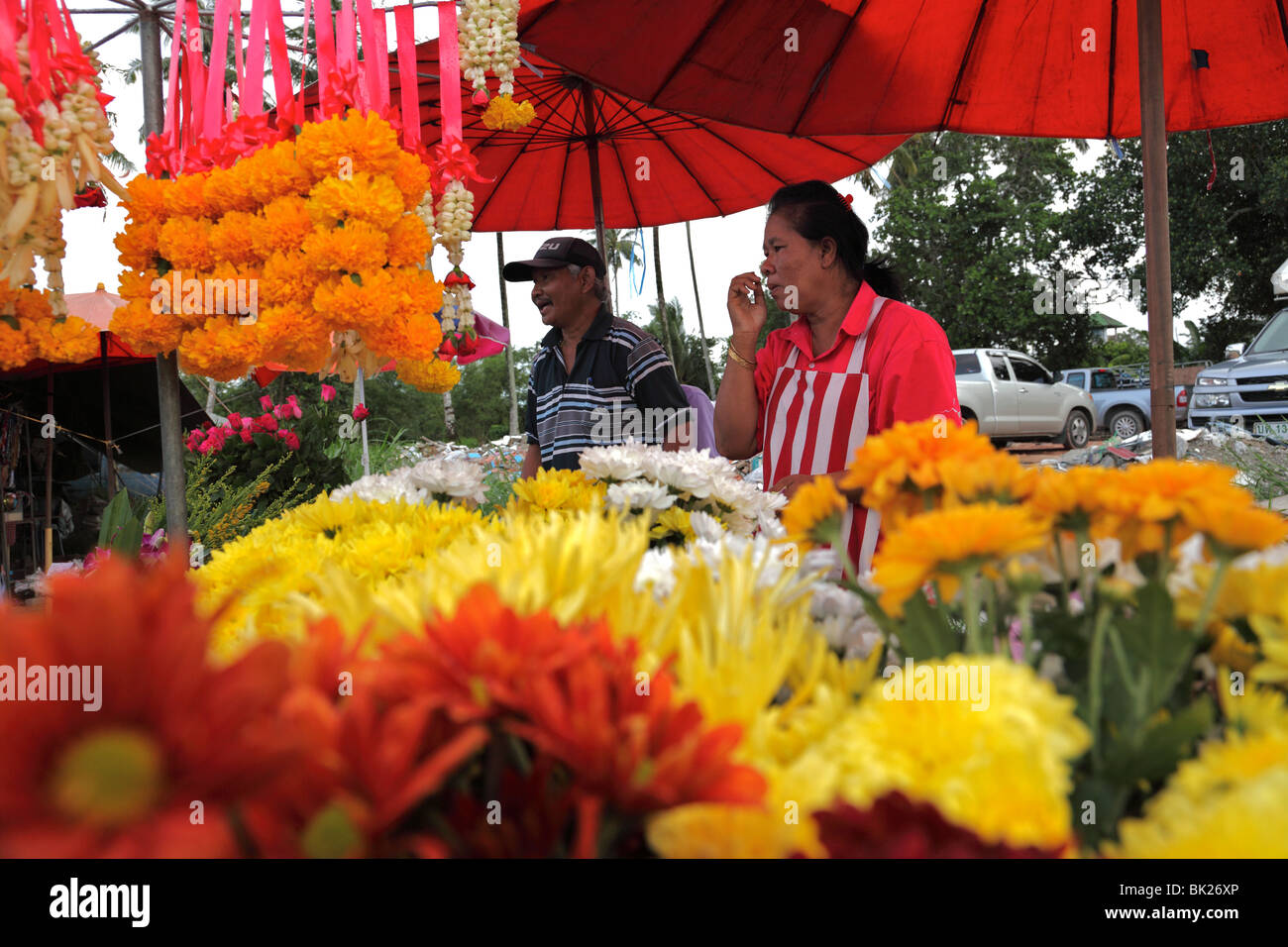 Flower stall hi-res stock photography and images - Alamy