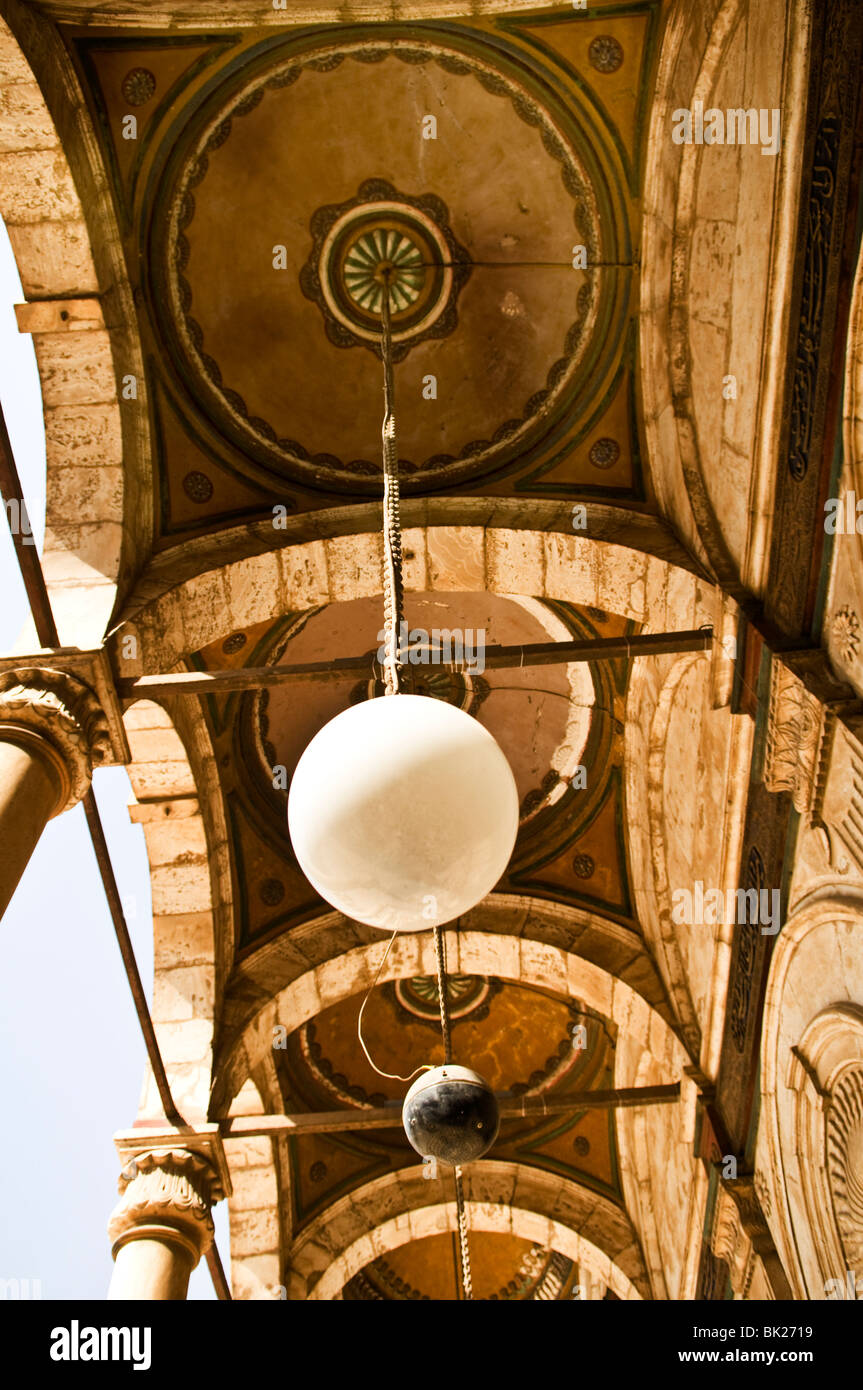 The beautiful Muhammad Ali Pasha mosque in the citadel, Cairo Stock ...