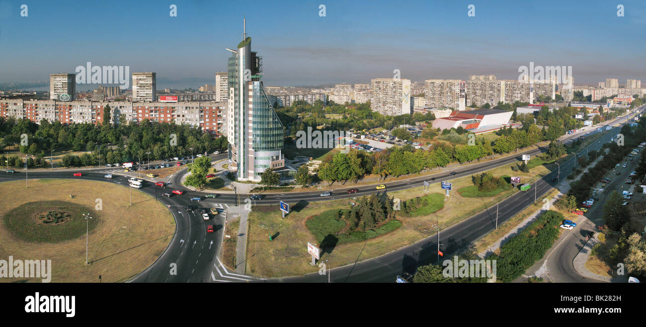 Aerial view of Burgas Stock Photo - Alamy
