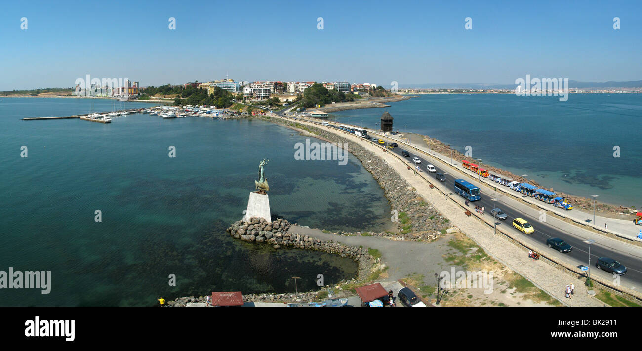 Aerial view nesebar black sea hi-res stock photography and images - Alamy