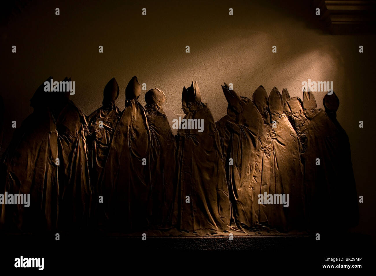 A sculpture by Lello Scorzelli is seen in the Collection of Modern ...