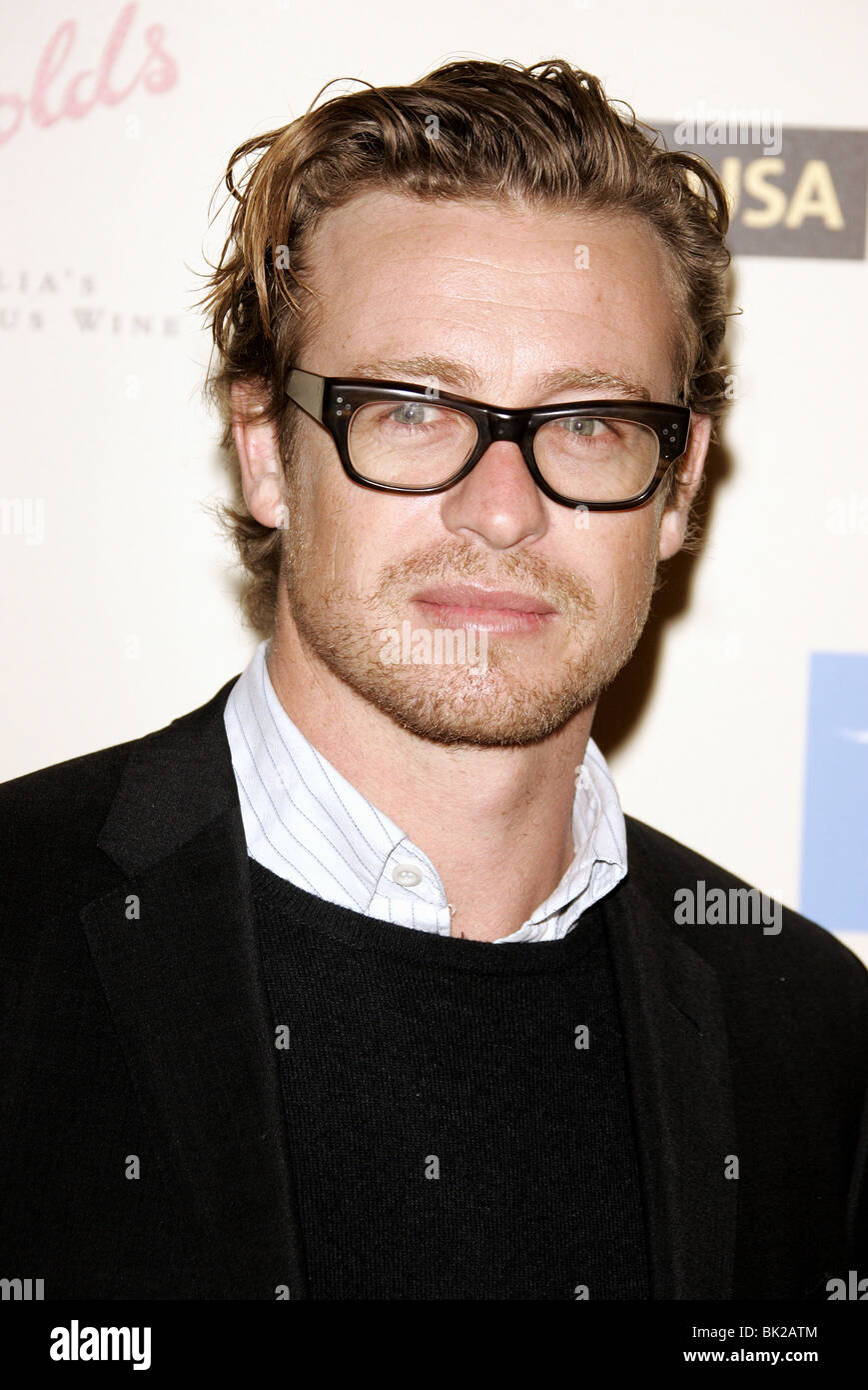 SIMON BAKER 2007 PENFOLDS ICON BLACK TIE GALA CENTURY CITY LOS ANGELES ...