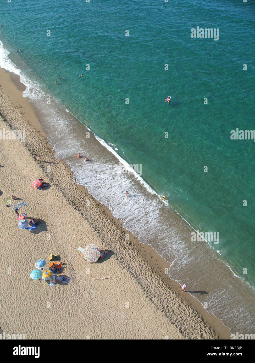 Aerial view of Veleka river's delta at the Black Sea coast Stock Photo ...