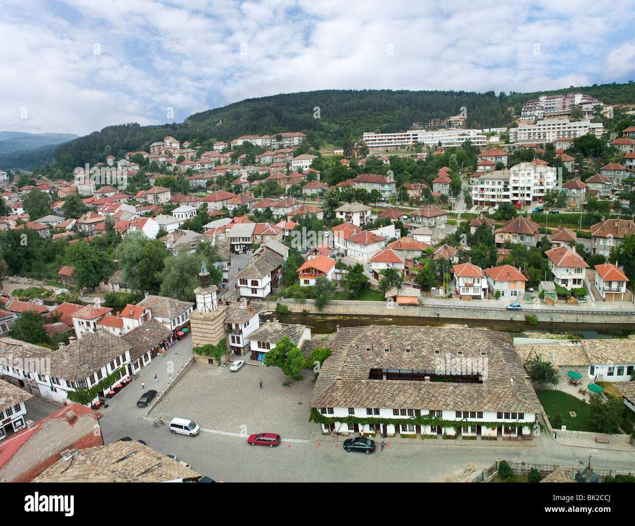 Aerial view of Tryavna Stock Photo - Alamy