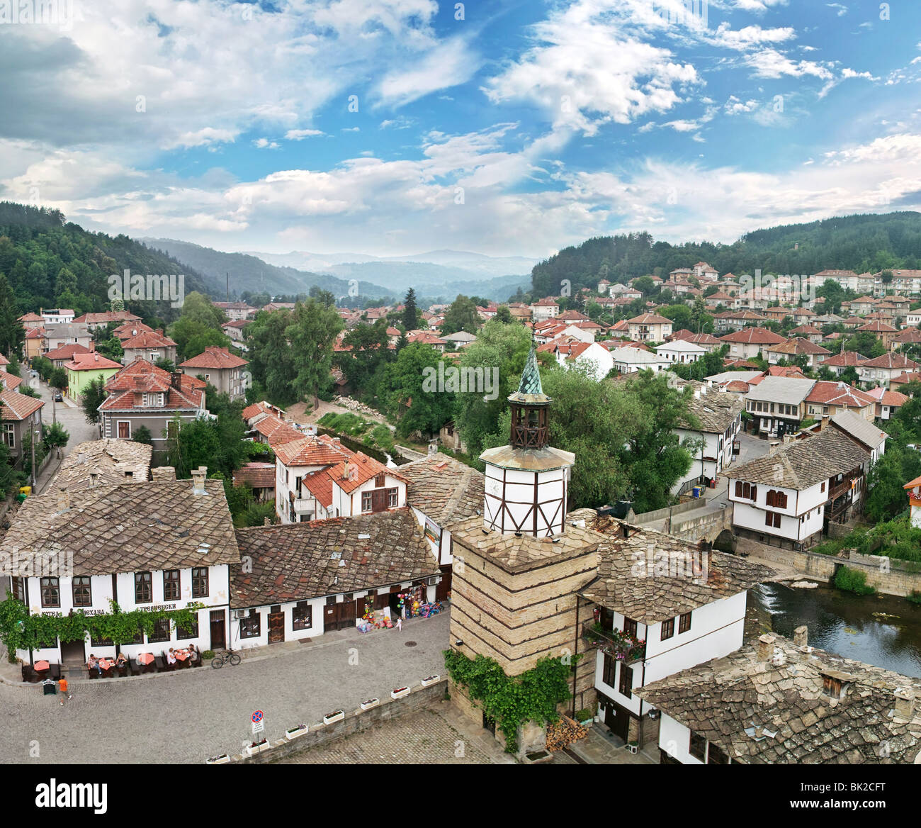 Aerial view of Tryavna Stock Photo - Alamy