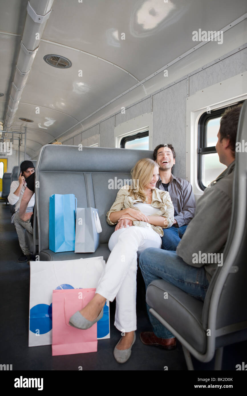 Traveling by train Stock Photo - Alamy